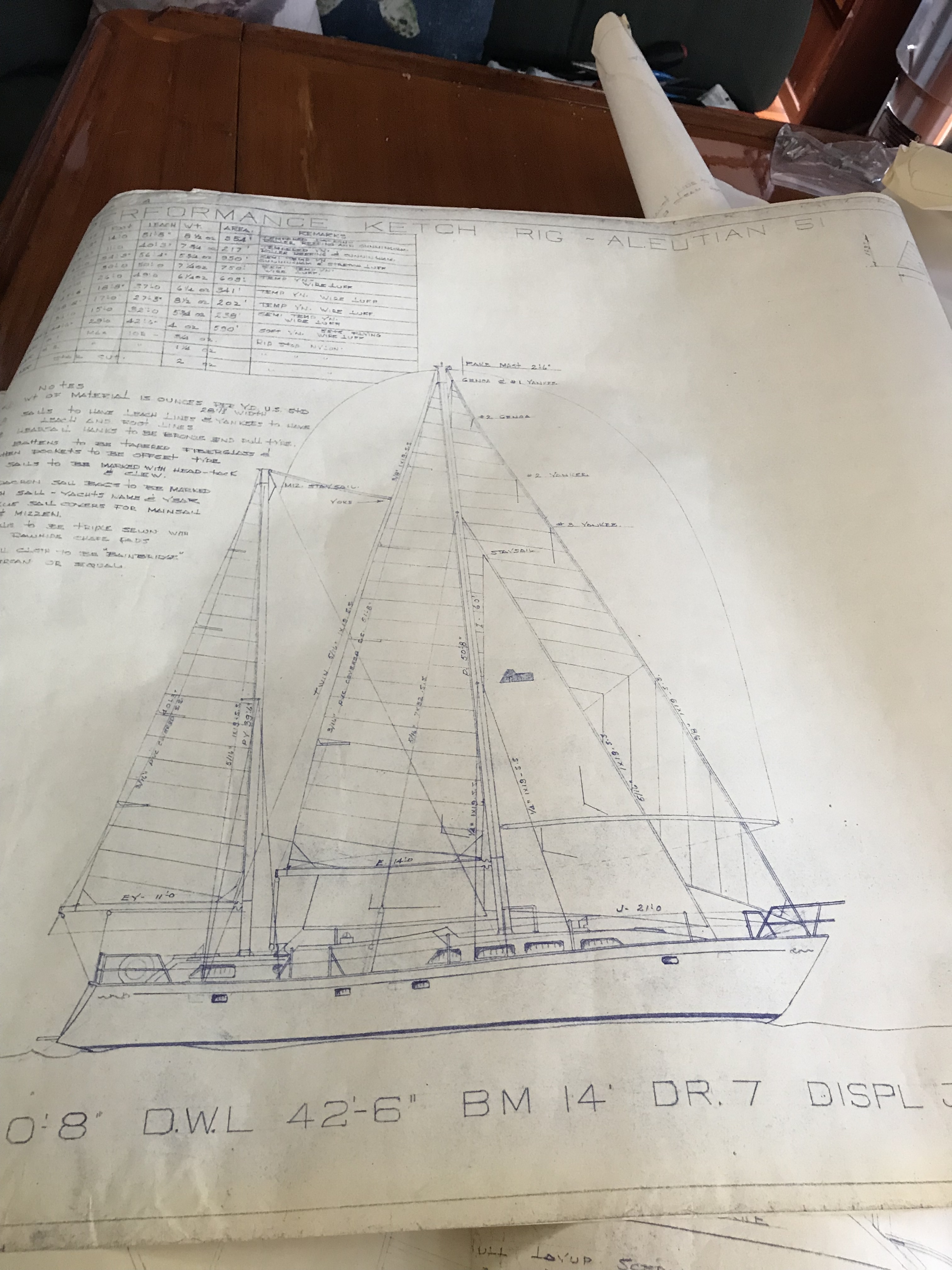 Digitized Aleutian 51 Ketch Plans and Drawings – Live Free 2 Travel Slow